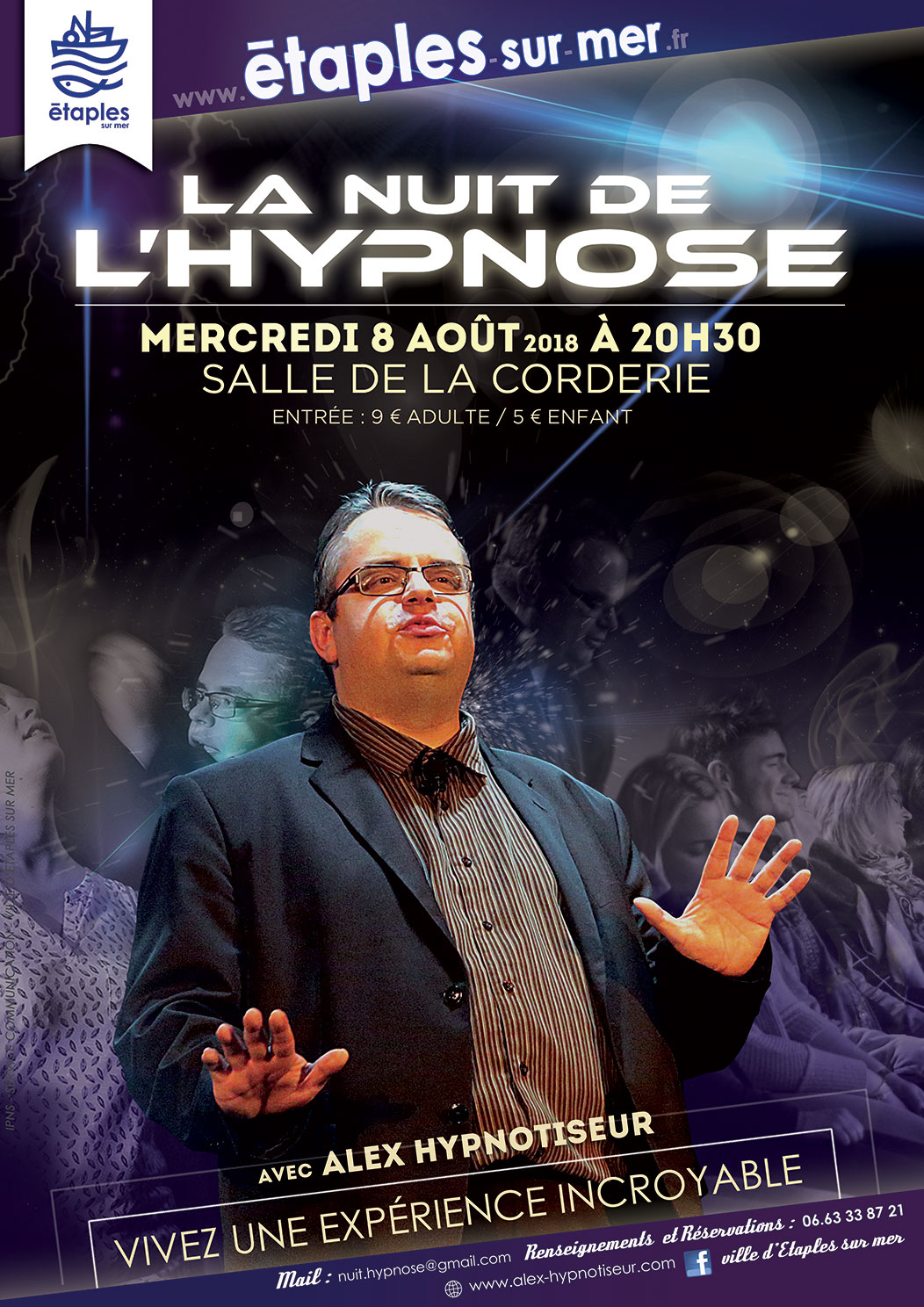 Nuit Hypnose Etaples - Hypnotiseur de Spectacle - Alex Hypnotiseur Nuit Hypnose Etaples - Hypnotiseur de Spectacle - Alex Hypnotiseur
